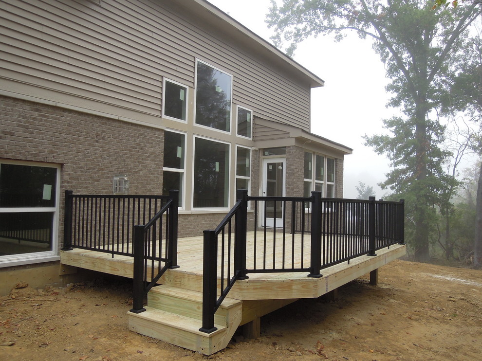 Pressure Treated Deck w/Aluminum Railing Milford, OH area - Traditional ...