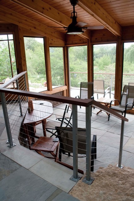 Private House Deck & screened porch in Blue Mounds, WI with cable ...