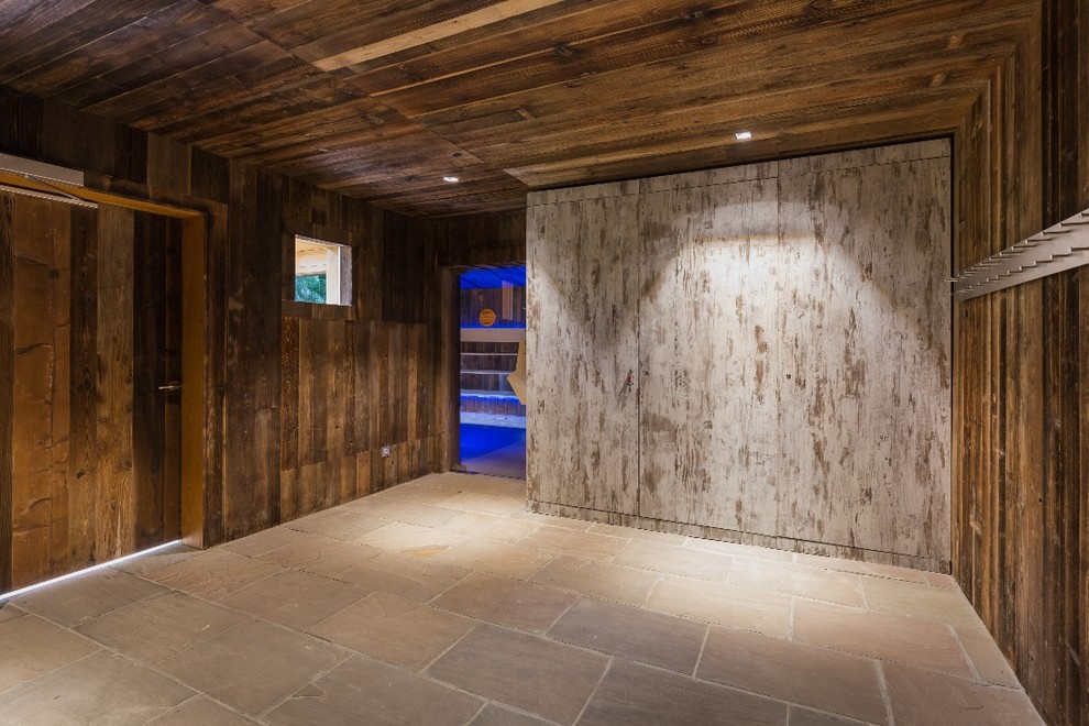 Project Traditional Sauna + Outdoor Shower - Modern - Deck - Dallas ...