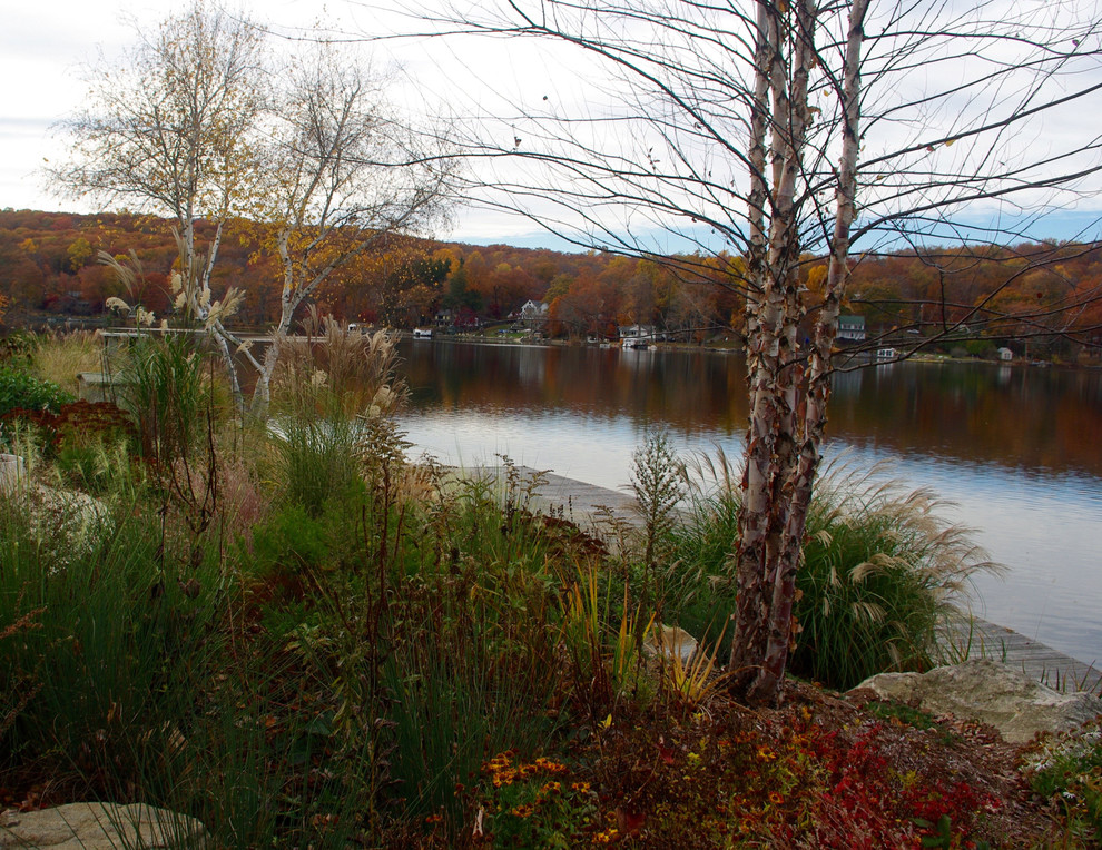 Putnam Valley Lakefront Landscape - Traditional - Deck - New York - by ...