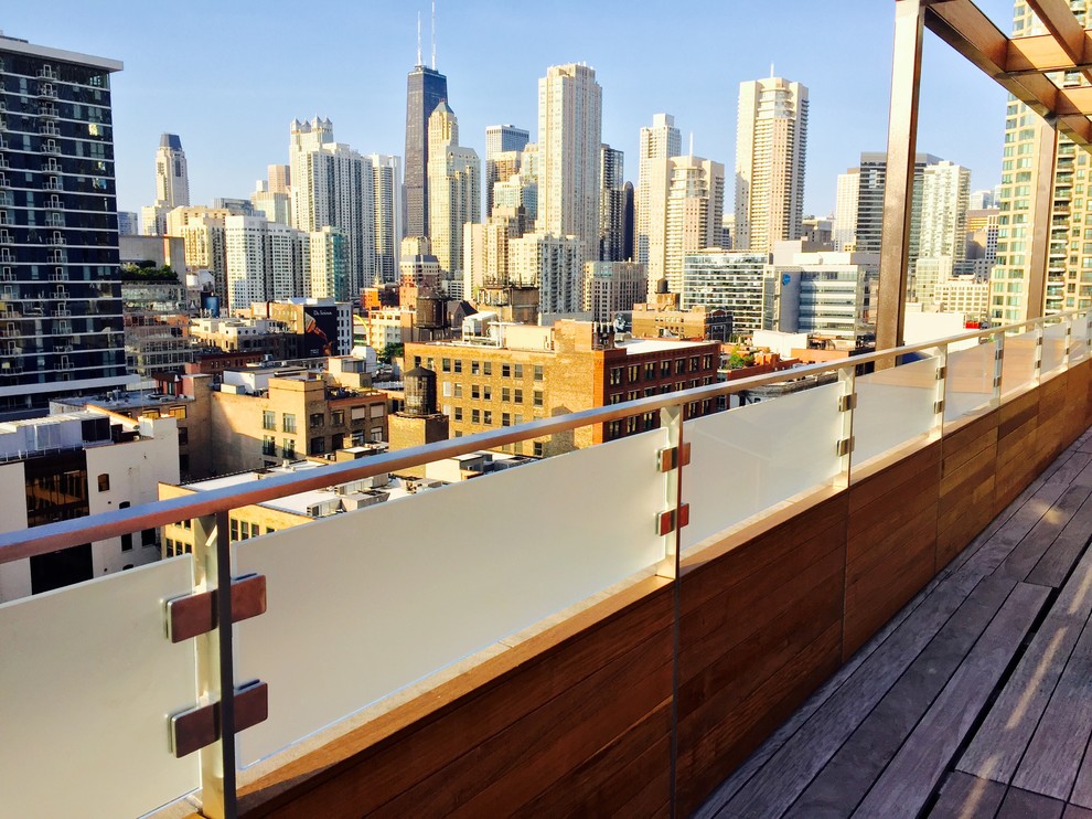 Railings - Chicago - Rustic - Deck - Chicago - by Ultimate Glass Art ...