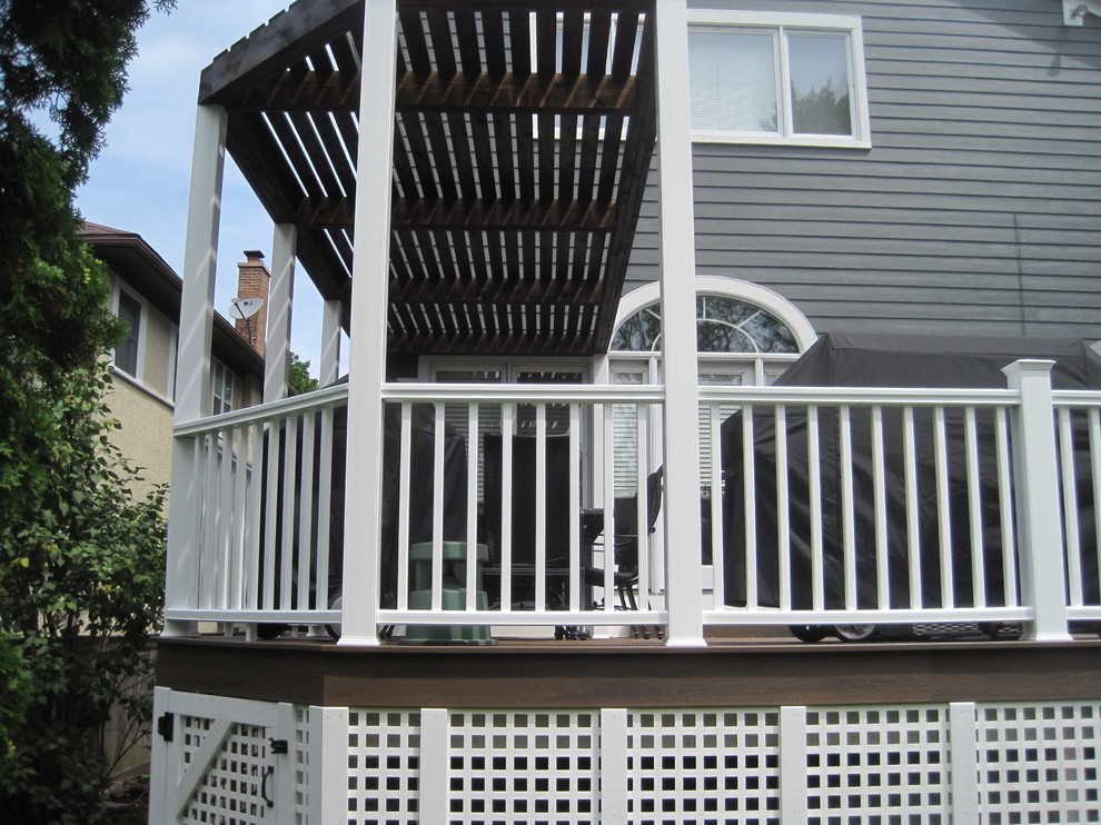 Raised Composite Deck - Contemporary - Deck - Chicago - by Unique Deck ...