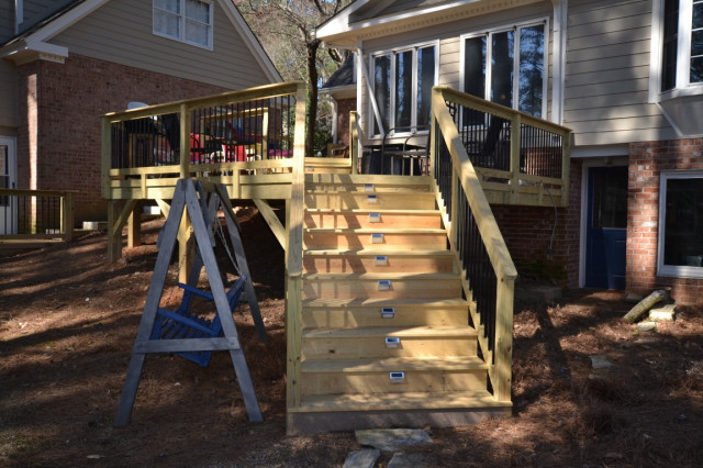 Raleigh Deck Stair Riser Lights - Terraza y balcón - Raleigh - de ...