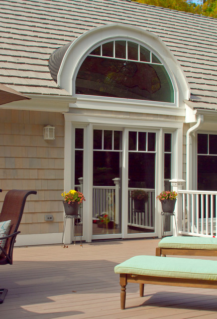 Rear door & dormer from eat-in kitchen - Traditional - Deck - Chicago ...