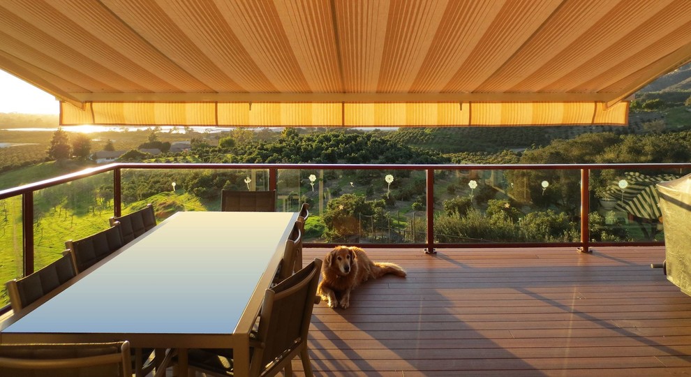 Retractable Awning Patio Cover - Traditional - Deck - Los Angeles - by ...