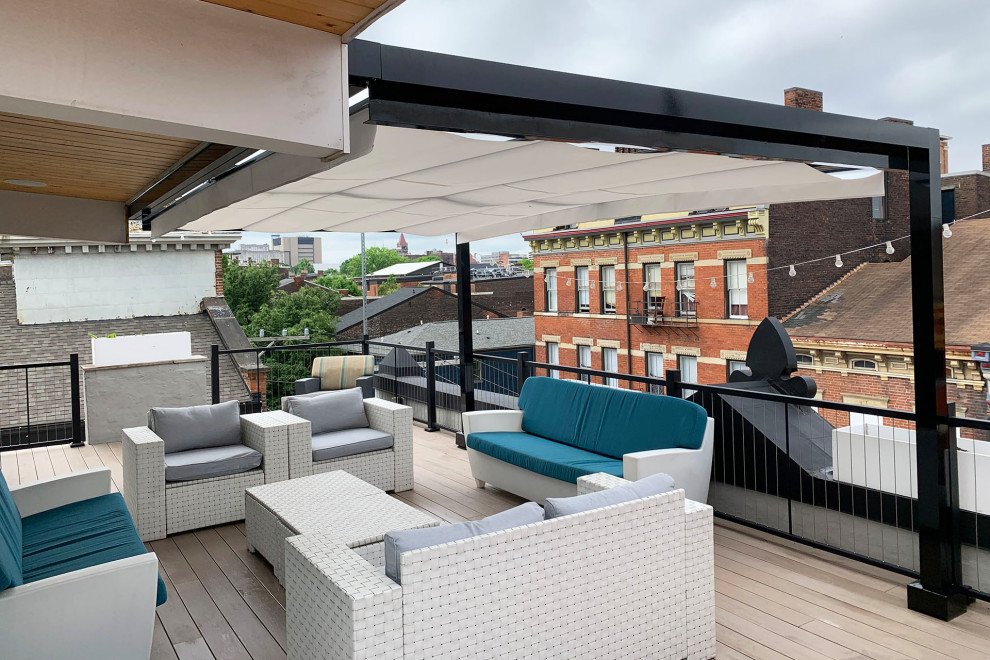 Retractable Canopy, Cincinnati - Modern - Deck - Cincinnati - by ...
