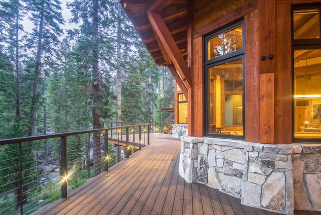 River Lodge - Rustic - Deck - Sacramento - by Barr Construction ...
