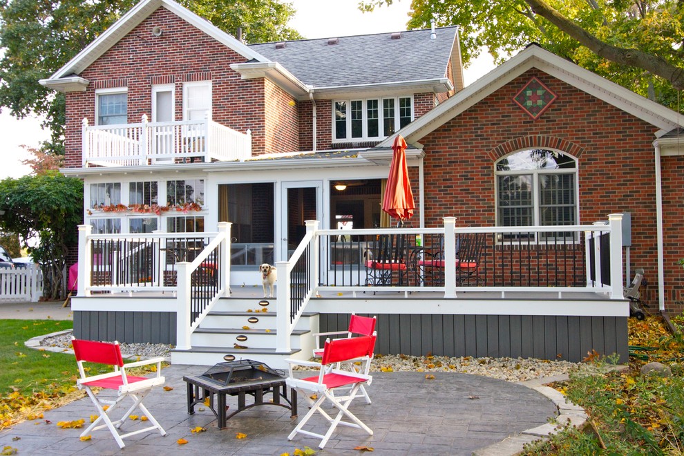 Riverfront deck and porch - Traditional - Deck - Other - by Signature ...