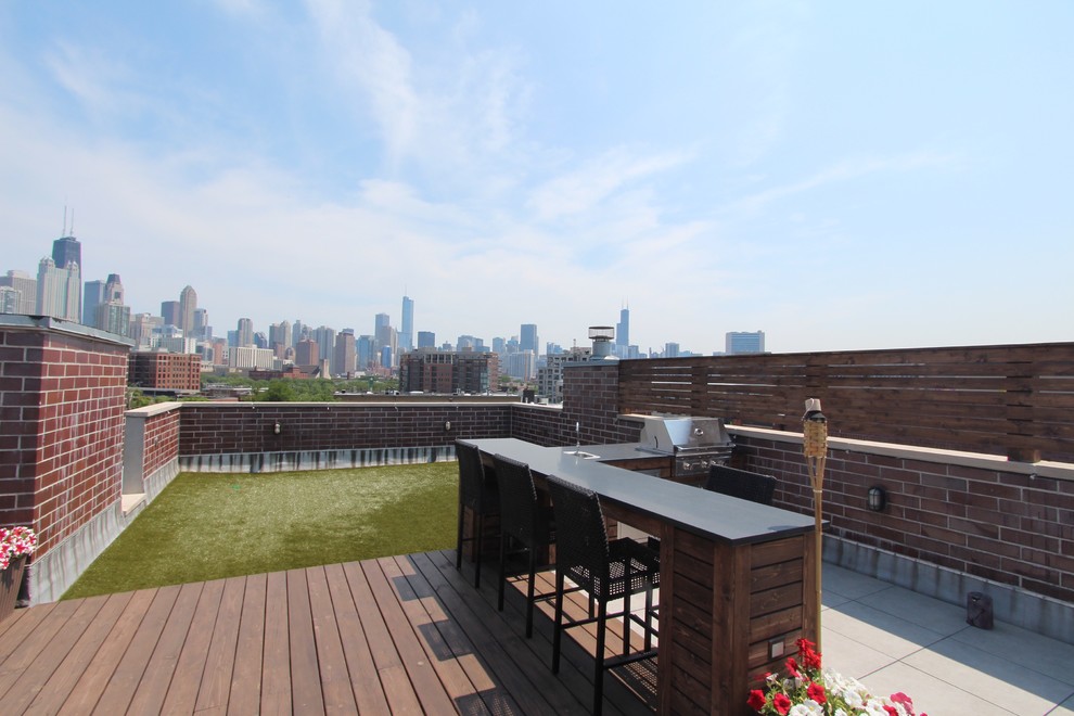 Roof Deck with a View - Contemporary - Terrace - Chicago - by Chicago ...