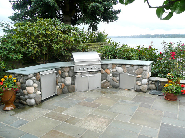 Roof Structures & Outdoor Kitchens - Terrace - Seattle - by Reflections ...