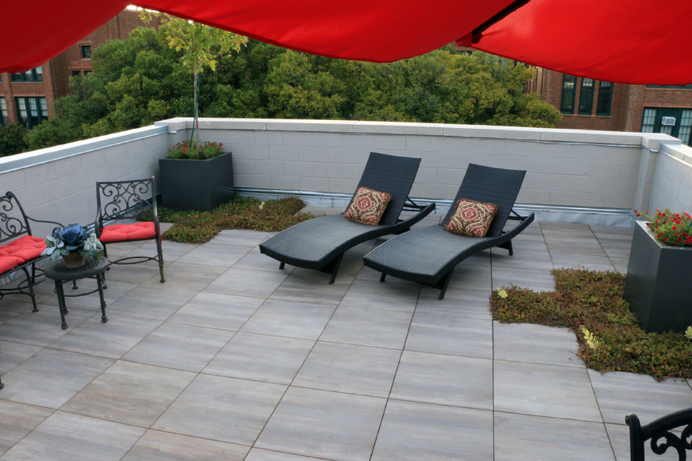Rooftop Living with a View - Contemporary - Deck - Chicago - by ...