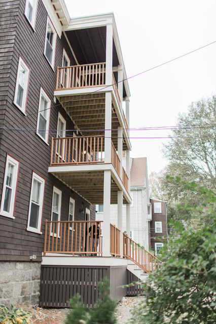 Roslindale Triple Decker - Traditional - Terrace - Boston - by LS ...