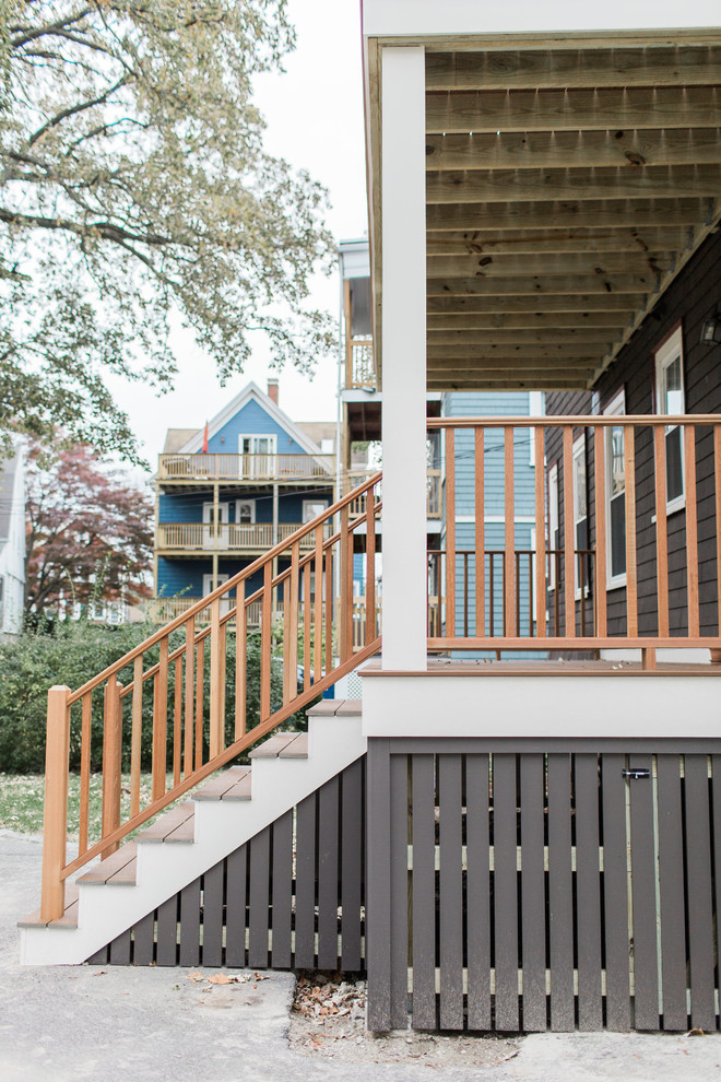 Roslindale Triple Decker - Traditional - Deck - Boston - by LS Winston ...