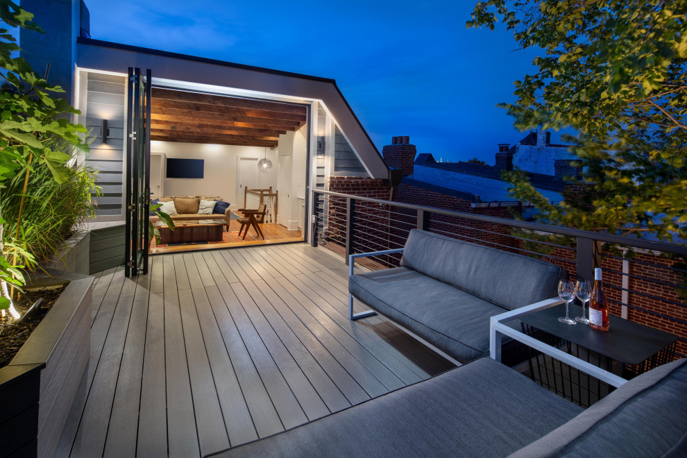 Row House Addition and Renovation in Shaw, Washington DC - Modern ...