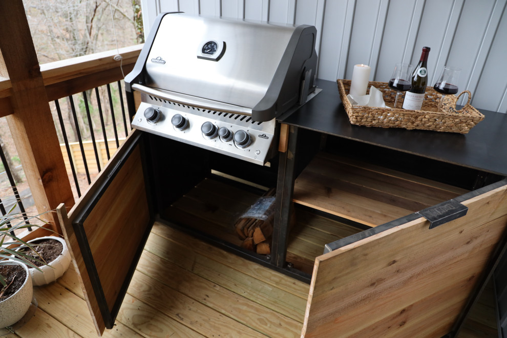 Samson Outdoor Kitchen - Modern - Deck - by Anvil & Oak | Houzz