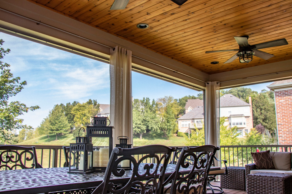 Screen Room Deck - Deck - St Louis - by Heartlands Building Company | Houzz