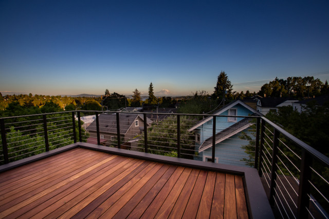 Seattle ADU (Aux. Dwelling Unit) - Moderne - Terrasse en Bois - Autres ...