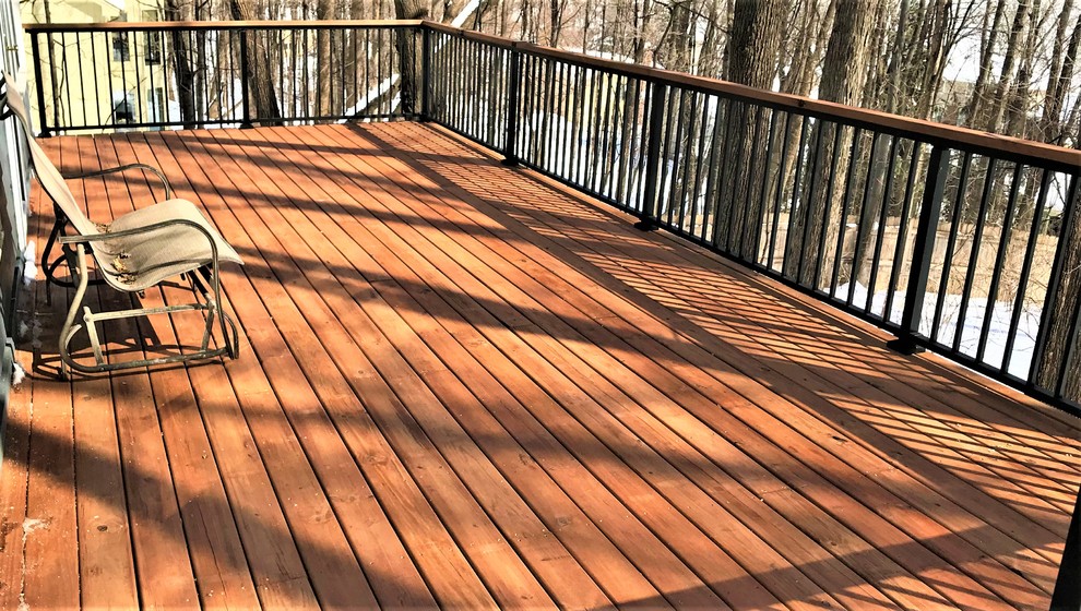 Sharon's Brown Treated Pine Deck - Deck - Minneapolis - by Lindus ...