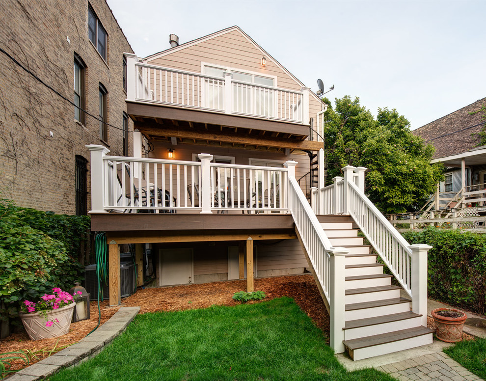 Sheffield Double Deck Remodel - Craftsman - Deck - Chicago - by User ...