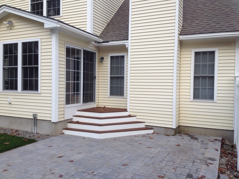 Side Entry Deck - Traditional - Deck - Boston - by New Leaf ...