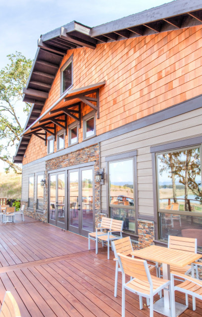 Soléna Estate Winery - Deck - Portland - by Cascade Buildings | Houzz AU