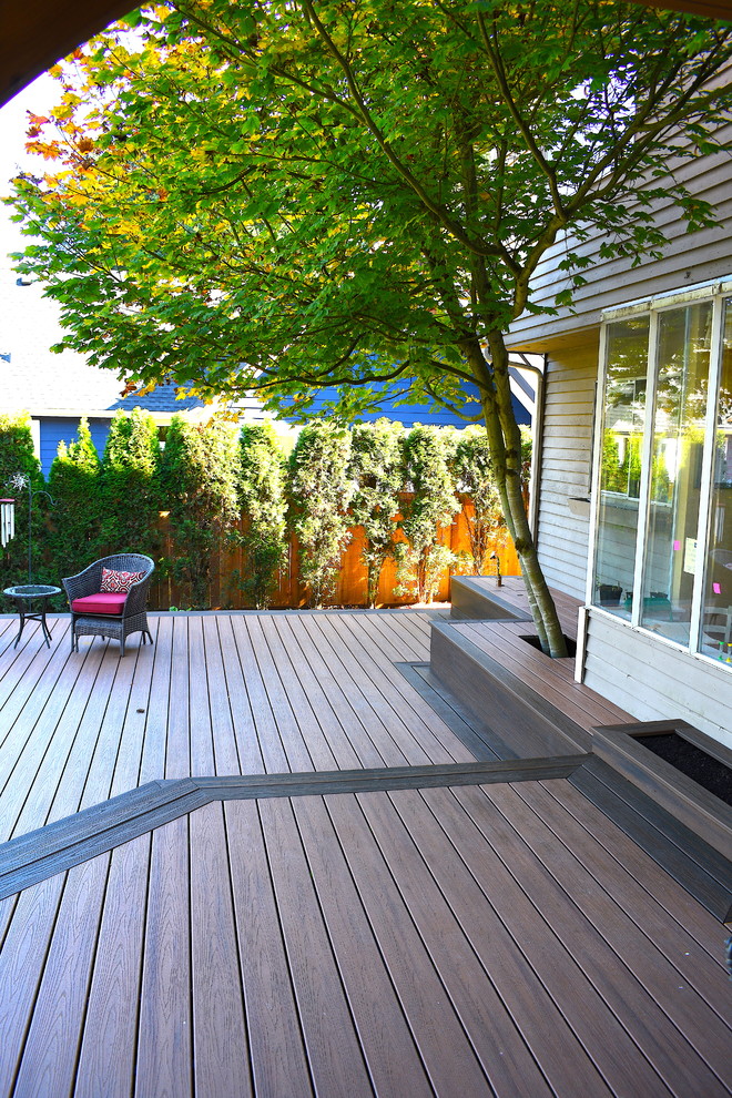 South Rose Hill Contemporary Deck - Contemporary - Deck - Seattle - by ...