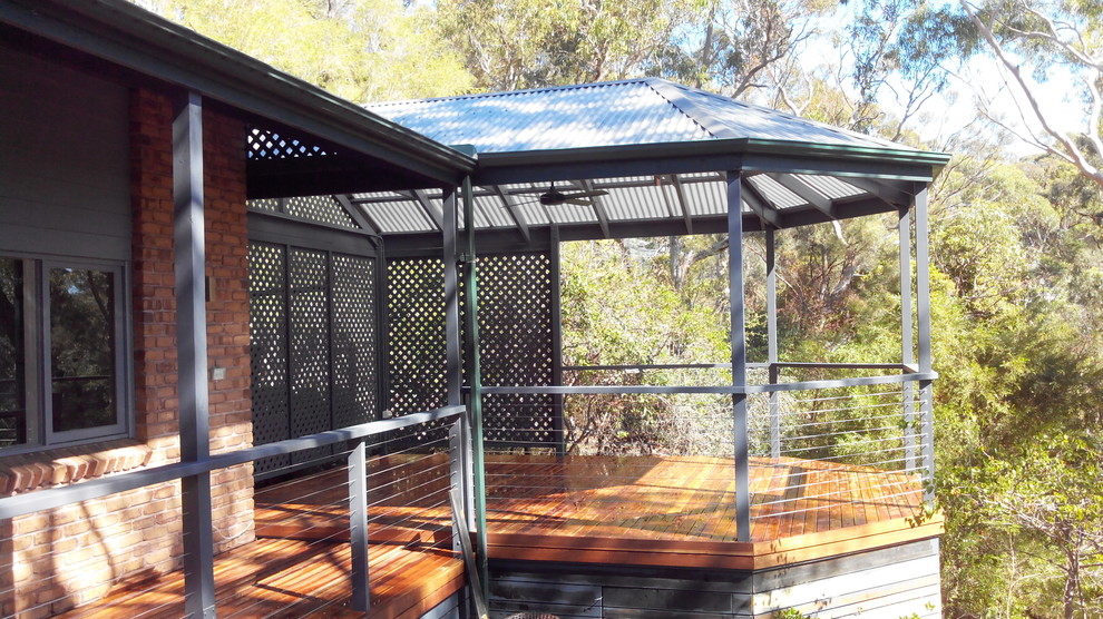 Spotted Gum Deck & Verandah - Contemporain - Terrasse en Bois ...
