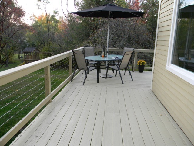 Stainless Steel Cable Deck Railing - Contemporary - Deck - Other - by J ...