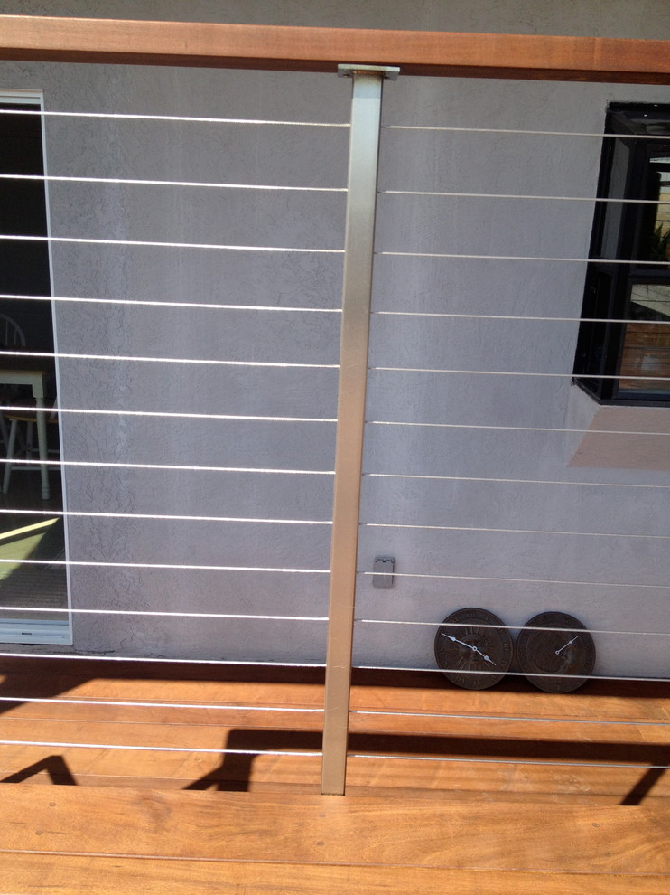 Stainless Steel Cable Railing Posts - Modern - Deck - San Diego - by ...