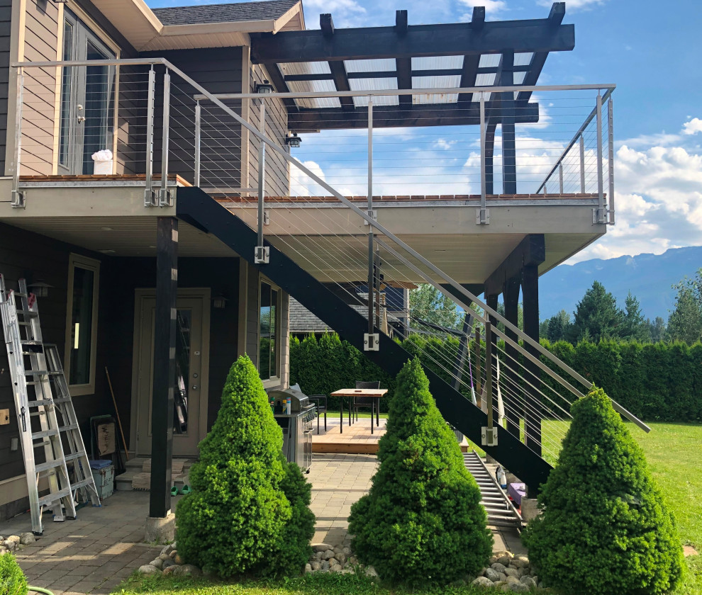 Stainless Steel Cable Railings - Exterior - Modern - Deck - Vancouver ...