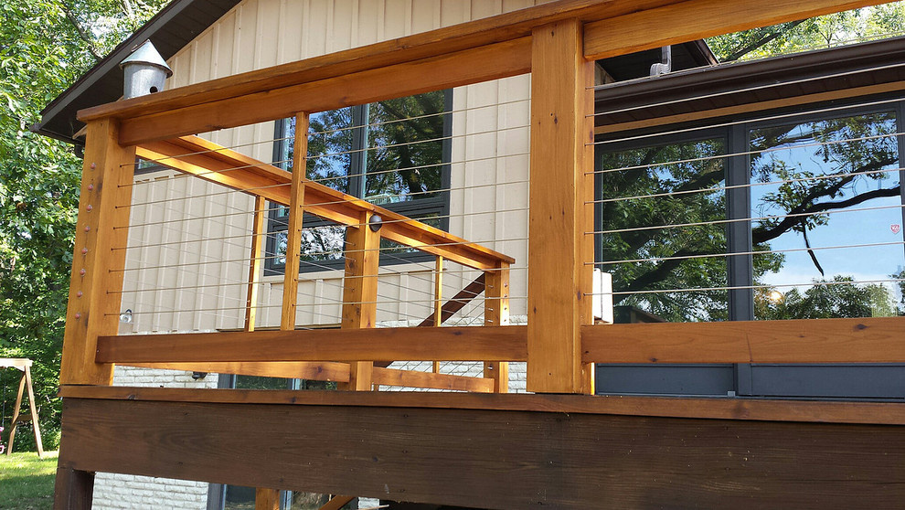 Stairways + Handrails - Exterior - Traditional - Deck - Chicago - by ...