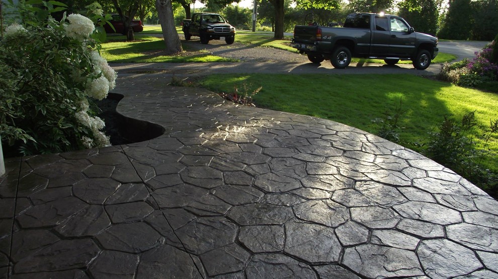 Stamped Concrete Wheel Chair Ramp. - Deck - Other - by Valley Stamped ...
