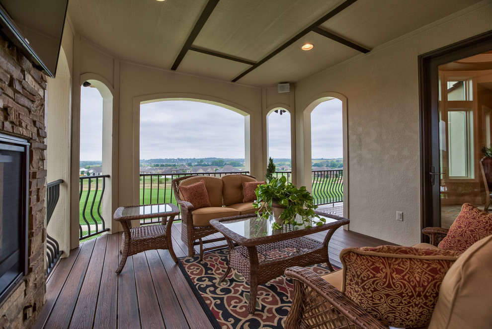 Street of Dreams Tuscan Villa - Mediterranean - Deck - Omaha - by ...