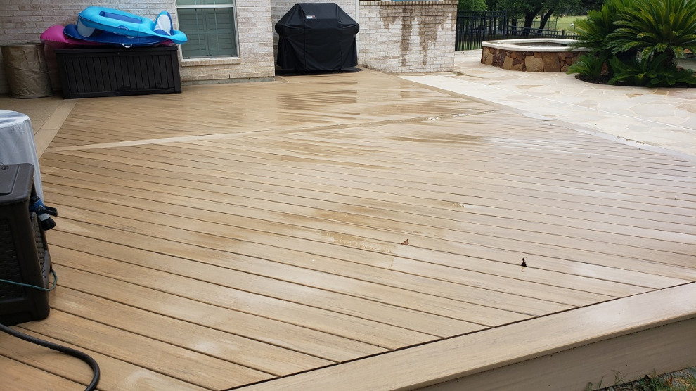 Stunning New Deck and Pool Surround North of Austin in Central Texas ...