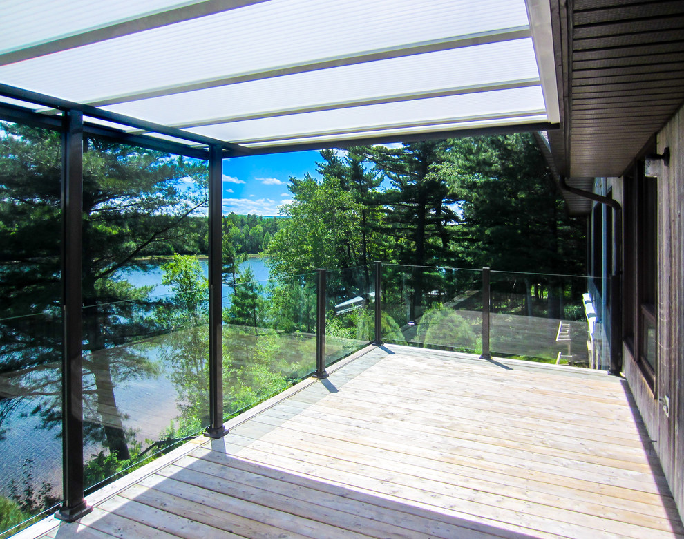 Sunroom, Acrylic Roofs - Modern - Deck - Toronto - by Dungate Windows ...