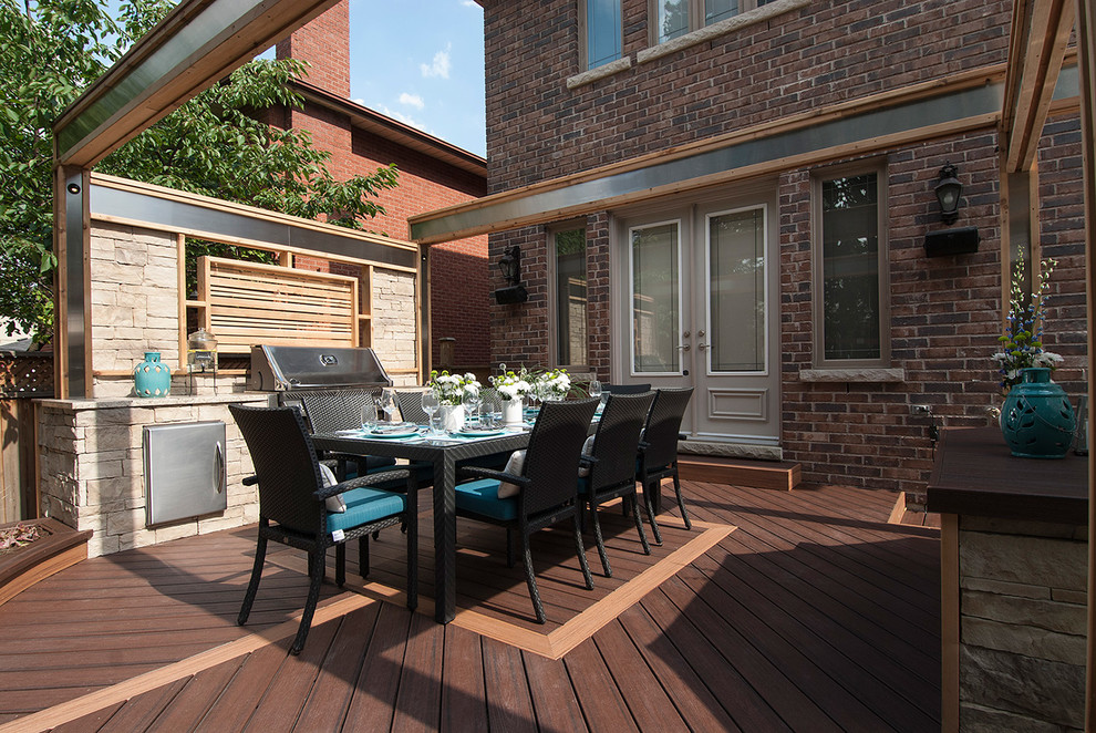 The BBQ Deck - Traditional - Deck - Toronto - by Paul Lafrance Design ...