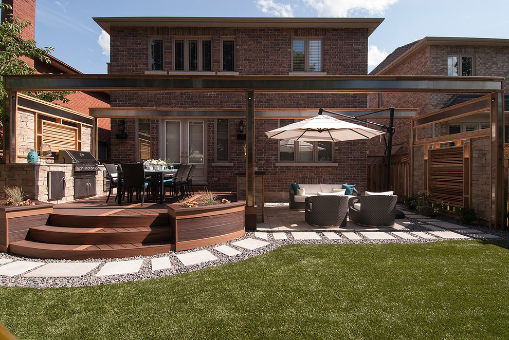 The BBQ Deck - Traditional - Deck - Toronto - by Paul Lafrance Design ...