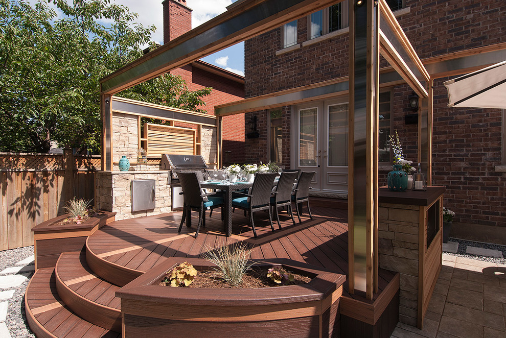 The BBQ Deck - Traditional - Deck - Toronto - by Paul Lafrance Design ...