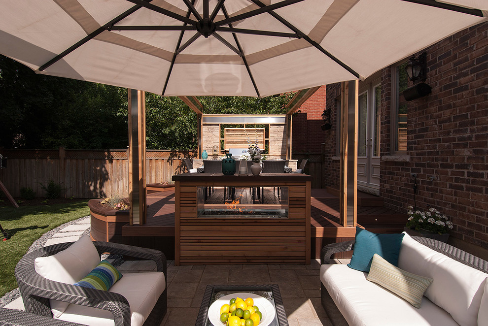 The BBQ Deck - Traditional - Deck - Toronto - by Paul Lafrance Design ...
