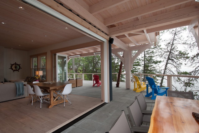 The Boathouse - Beach Style - Deck - Vancouver - by Sunshine Coast Home ...