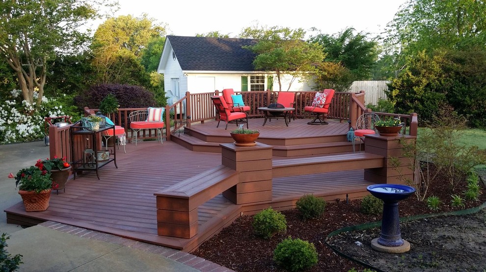 "The Gathering" - on an EVERGRAIN DECK - Traditional - Deck - Dallas ...