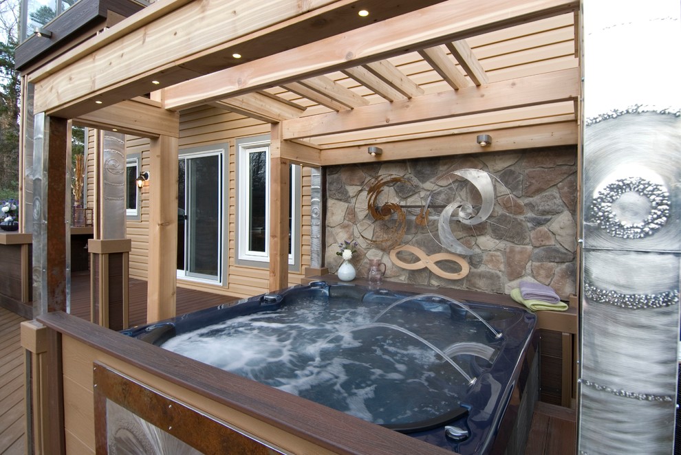 The Heavy Metal Deck - Contemporary - Deck - Toronto - by Paul Lafrance ...