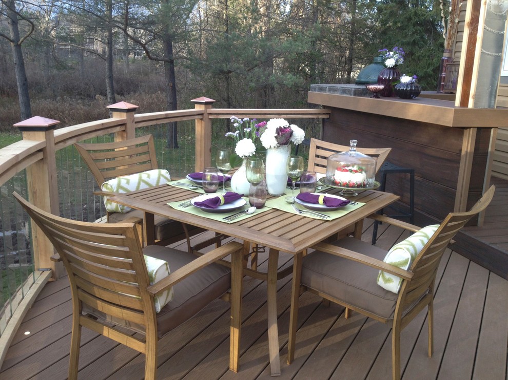 The Heavy Metal Deck - Contemporary - Deck - Toronto - by Paul Lafrance ...