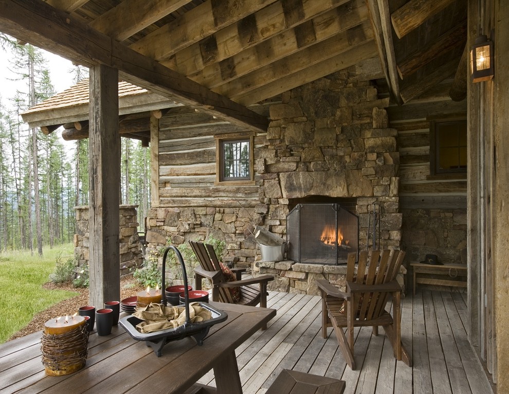 The Homestead - Rustic - Deck - Other - by Wild Wood Eccentrics | Houzz