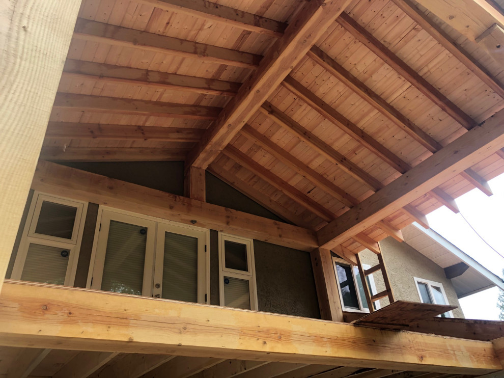 Timber Frame Addition - Craftsman - Terrasse en Bois - Vancouver - par ...