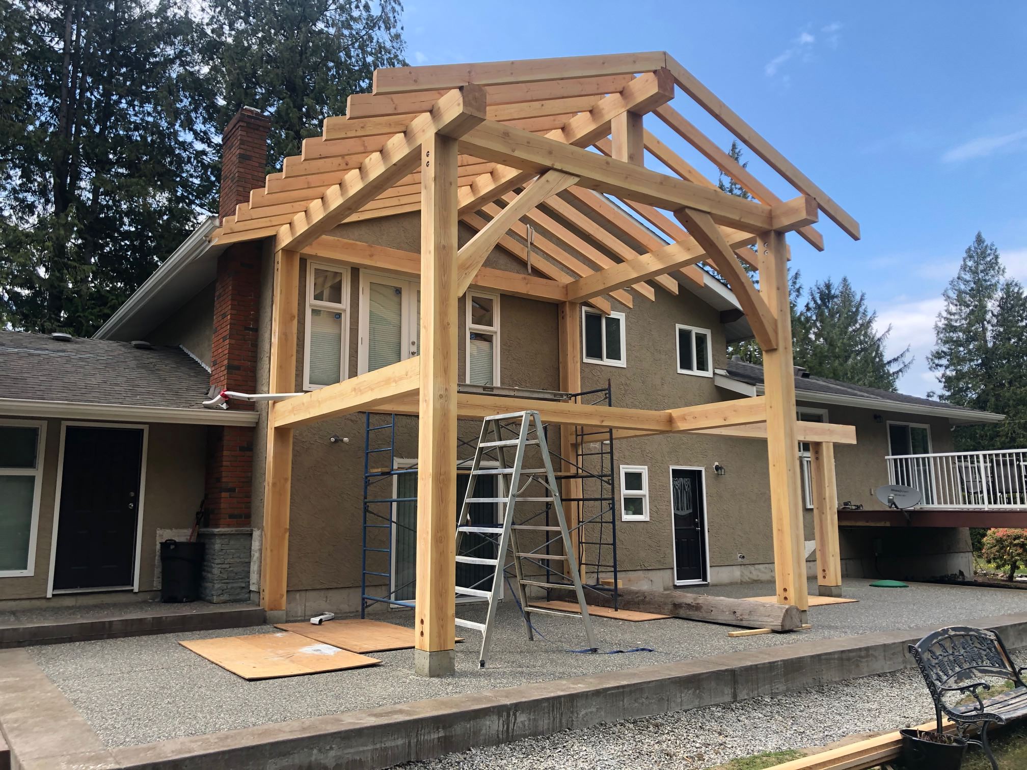 Gable Roof Addition Framing
