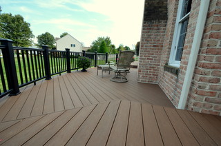TimberTech Angled Multi-level Deck - Traditional - Deck - Philadelphia ...