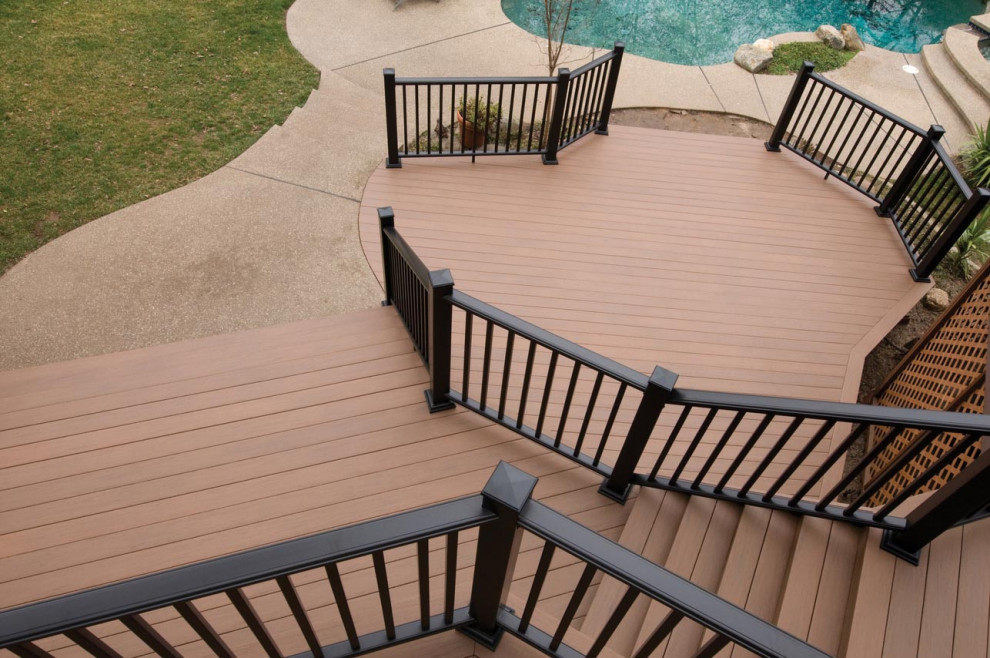 TimberTech AZEK Arbor Collection Decking in Morado - Traditional - Deck ...