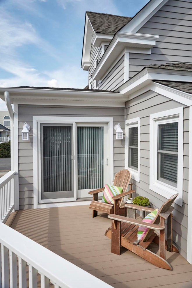 TimberTech AZEK Harvest Collection Decking in Brownstone - Traditional ...