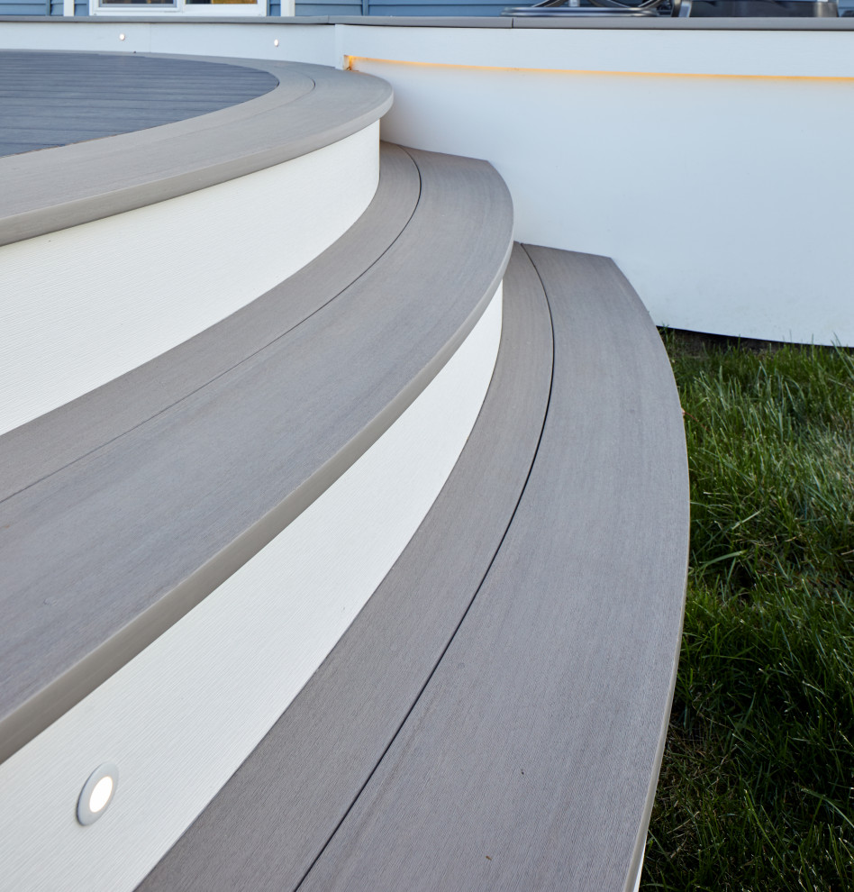 TimberTech AZEK Vintage Collection Decking in Coastline - Beach Style ...